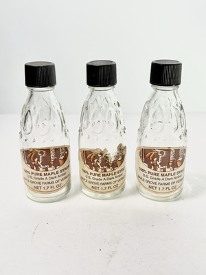 Maple Grove Farms of Vermont Vintage Empty Maple Syrup Glass Bottles 1.7 Fl Oz. | eBay