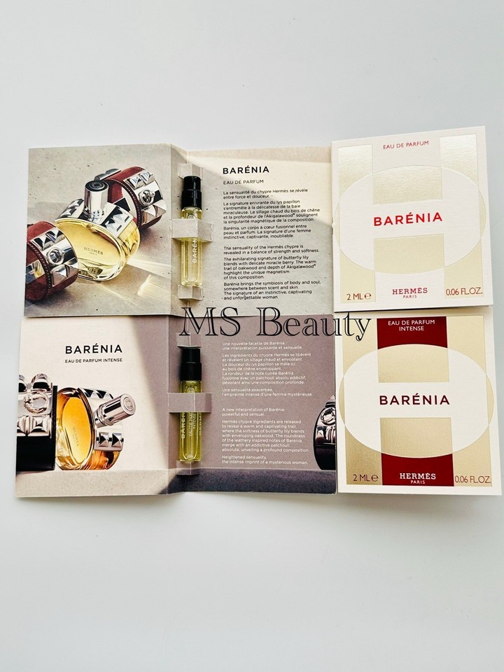 Hermes Barenia EDP & Barenia Intense Sample Size 2ml (4pcs) | eBay
