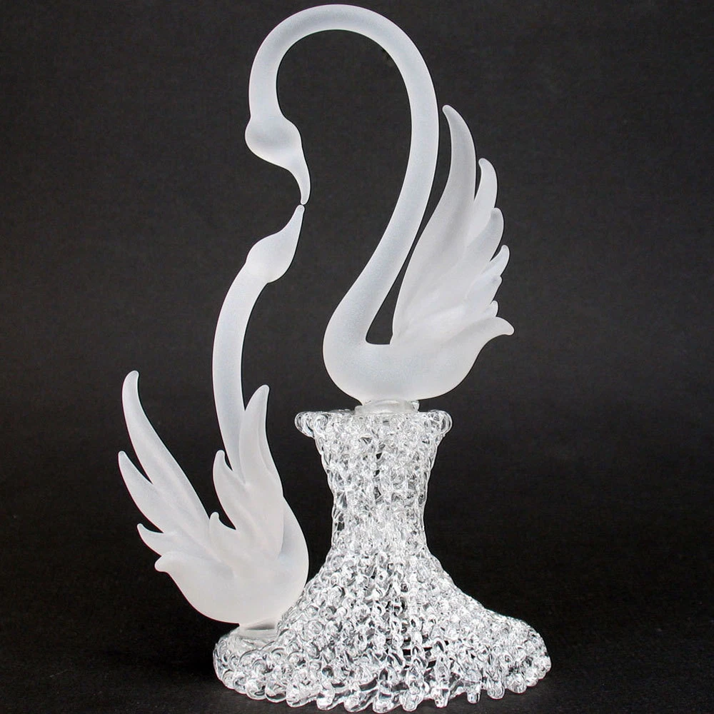 Blown Glass Wedding Cake Toppers