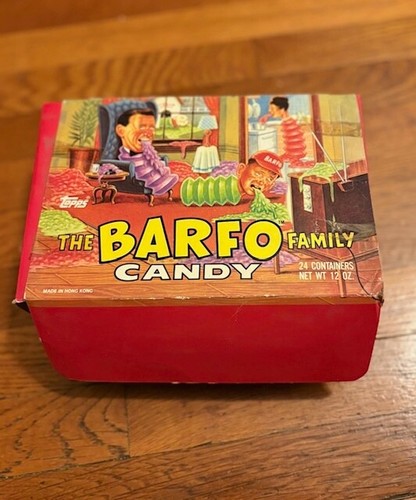 1989 Topps BARFO CANDY in ORIGINAL BOX | eBay