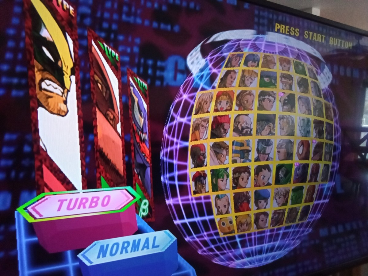 Marvel Vs Capcom 2 Character Selection Screen A Good Clean Fight