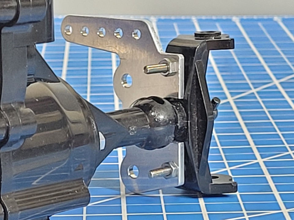 Aluminum Relocate Axle Shock Long Mount Plate Tamiya RC 1/10 Clodbuster ...