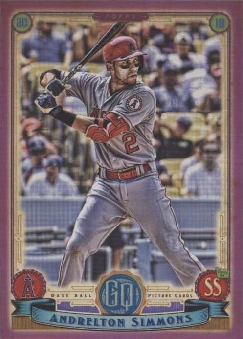 2019 Topps Gypsy Queen - Andrelton Simmons #207 Purple for sale online ...