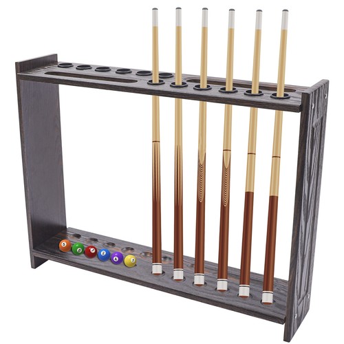 12 Billiard Pools Cue Stick Stand Floor Holder +2 Triangle Billiards ...
