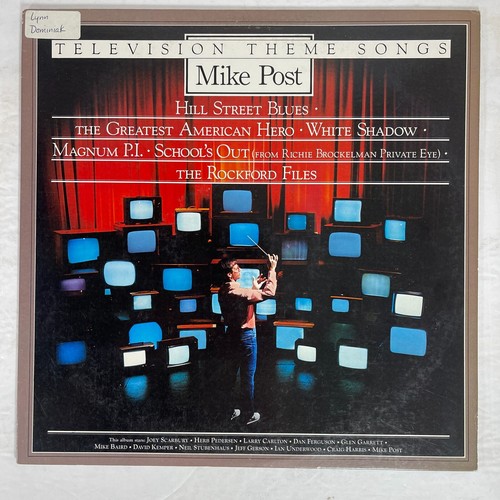 Mike Post – Television Theme Songs Vinyl, LP 1982 Elektra – E1 60028 ...