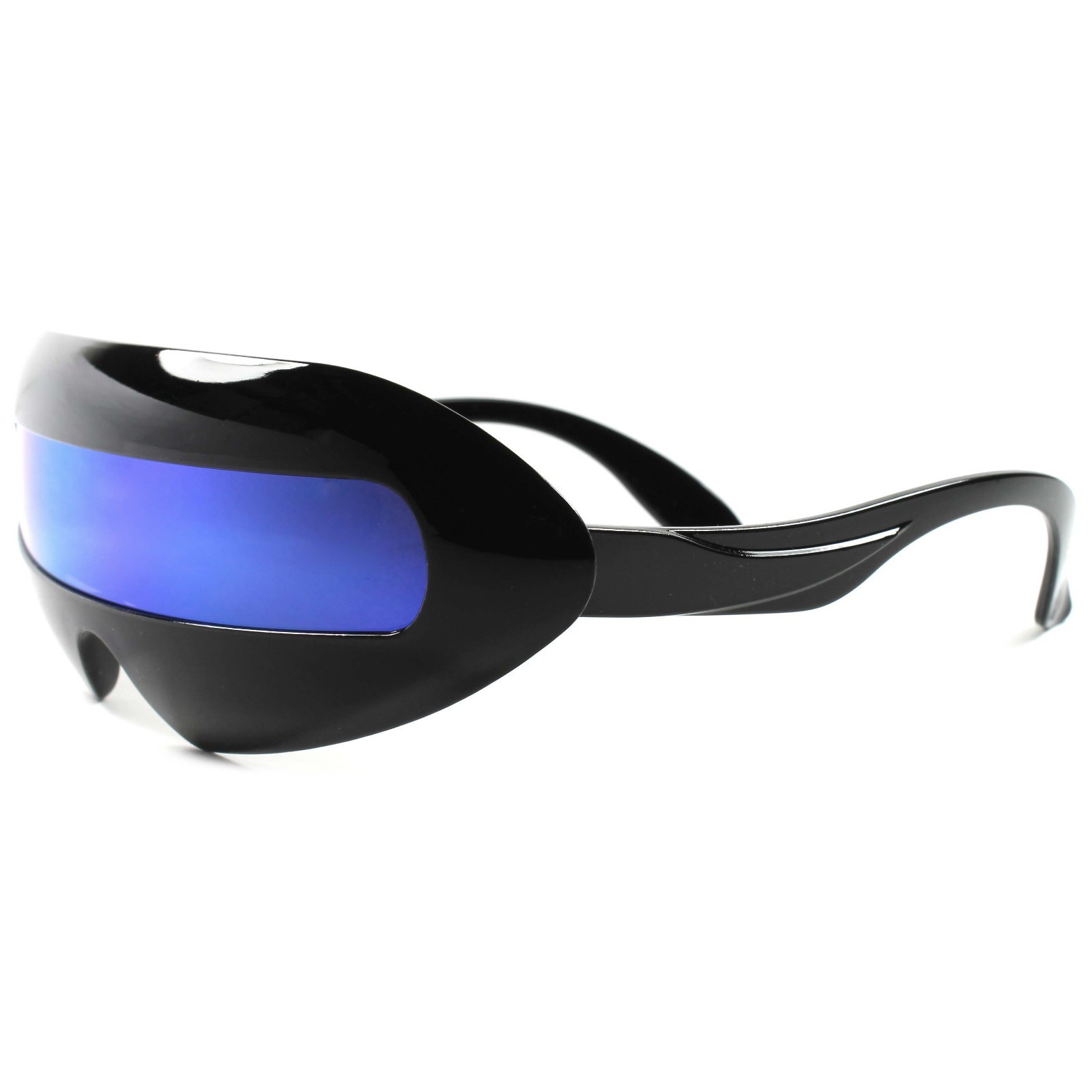 Space Robot Costume Rave Party Cyclops Futuristic Blue & Green Lens ...