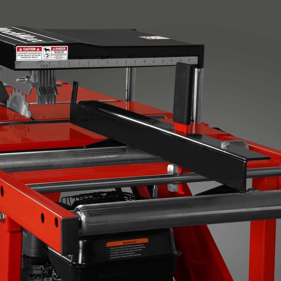 MechMaxx 270CC 9HP Folding Board Edger Table Saw Portable Workbench ...