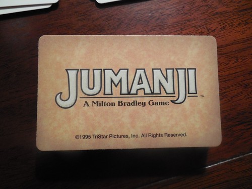 Jumanji Board Game 1995 Danger Cards 30 Cards Replacement Parts Pieces ...