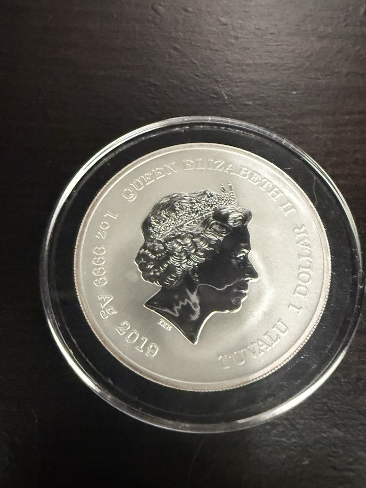 2019 1oz .999 Silver Incredible Hulk Marvel Series Tuvalu Mint Coin In ...