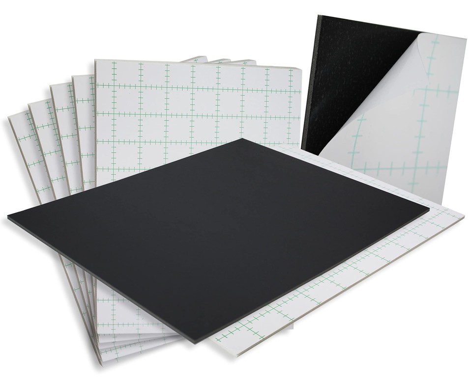 3/16" Black Adhesive Foam Core Boards New | eBay
