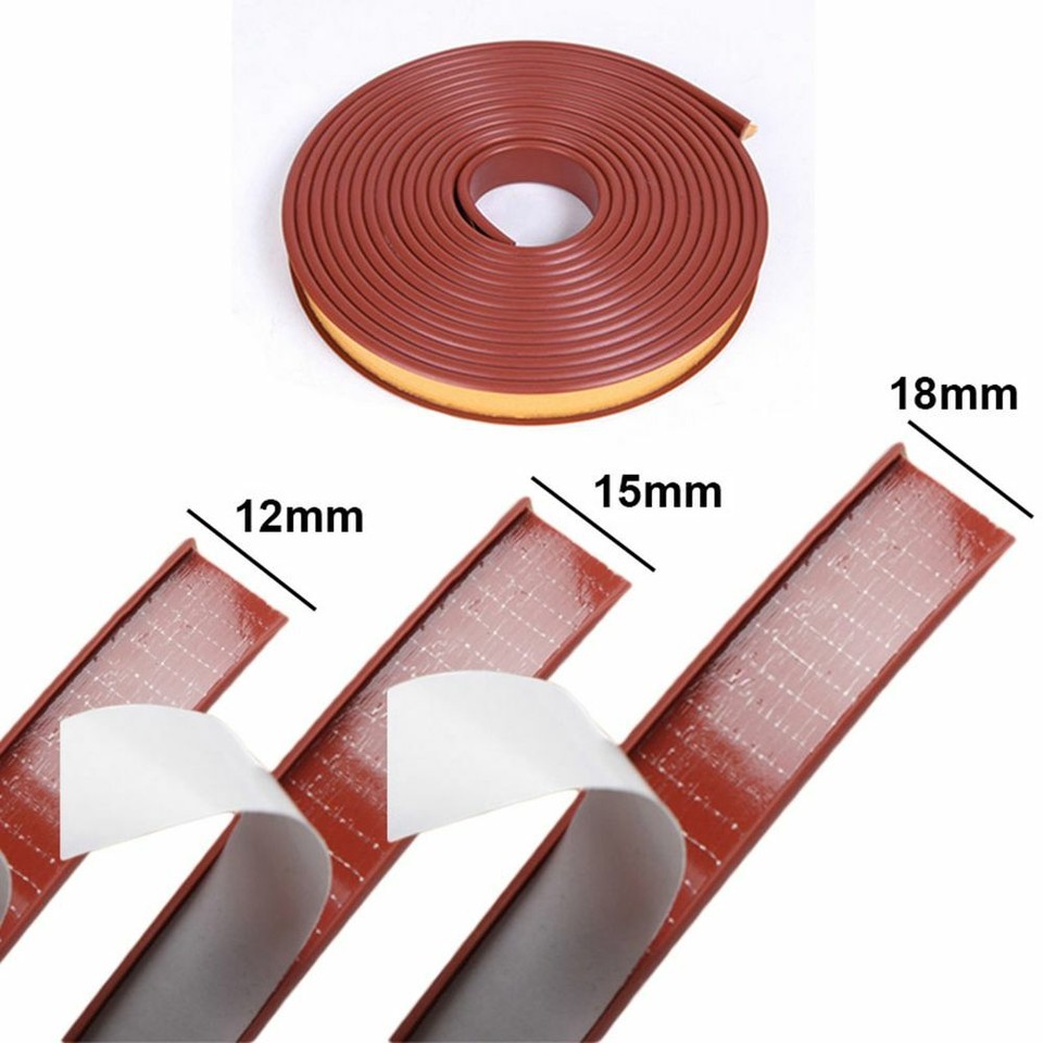 1M Self-adhesive U-shaped Edging Edge Tape Furniture Banding TPE Seal ...