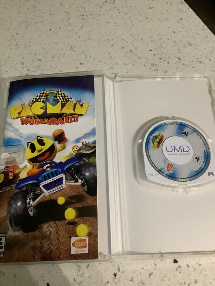 Pac-Man World Rally (Sony PSP, 2006) CIB Complete with Manual TESTED ...