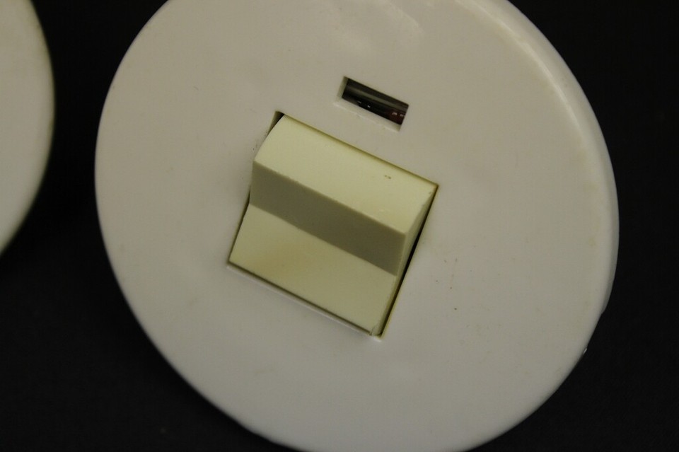 1 x Old Switch DDR Flush-mounted Light Switch Toggle Switch with ...