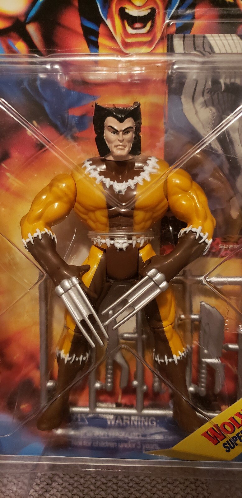 Vintage 1995 Marvel X-Men Mutant Genesis Series WOLVERINE FANG Action ...
