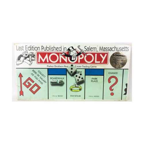 Parker Bro Boardgame Monopoly (Last Ed Published in Salem, Massachusett ...