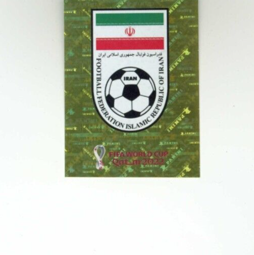 PANINI WM 2022 Sticker-Nr. IRN 2 TEAM LOGO IR IRAN | eBay.de