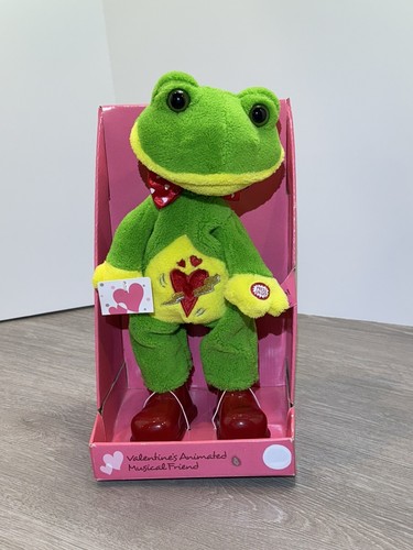 Valentine’s Day Frog Dan Dee Plays Song Cheeks Light Up To Song Upside ...
