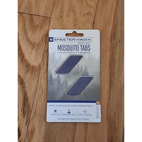 Skeeter Hawk Mosquito Repellent Tabs Essential Oils Refill 2pk | eBay