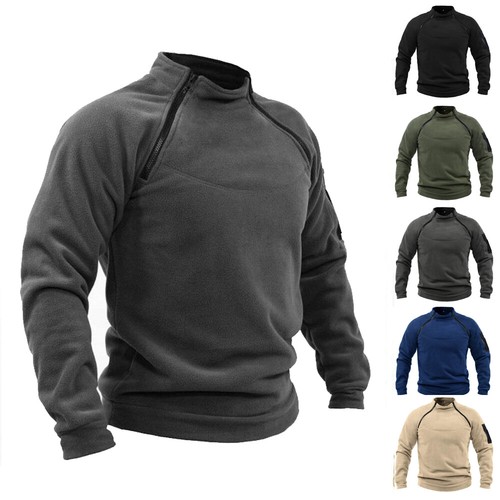 Männer Pullover Pullover Jacke Mantel Armee Kampf Warme Mantel Tactical ...