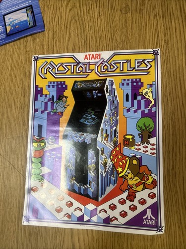 Atari CRYSTAL CASTLES Arcade Video Game flyer - original | eBay