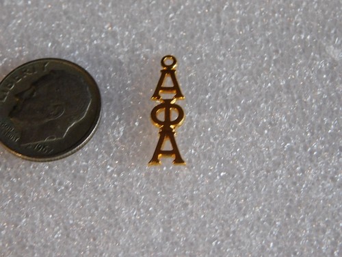 Gold Tone Alpha Phi Alpha Fraternity Sweetheart Lavaliere or Small ...