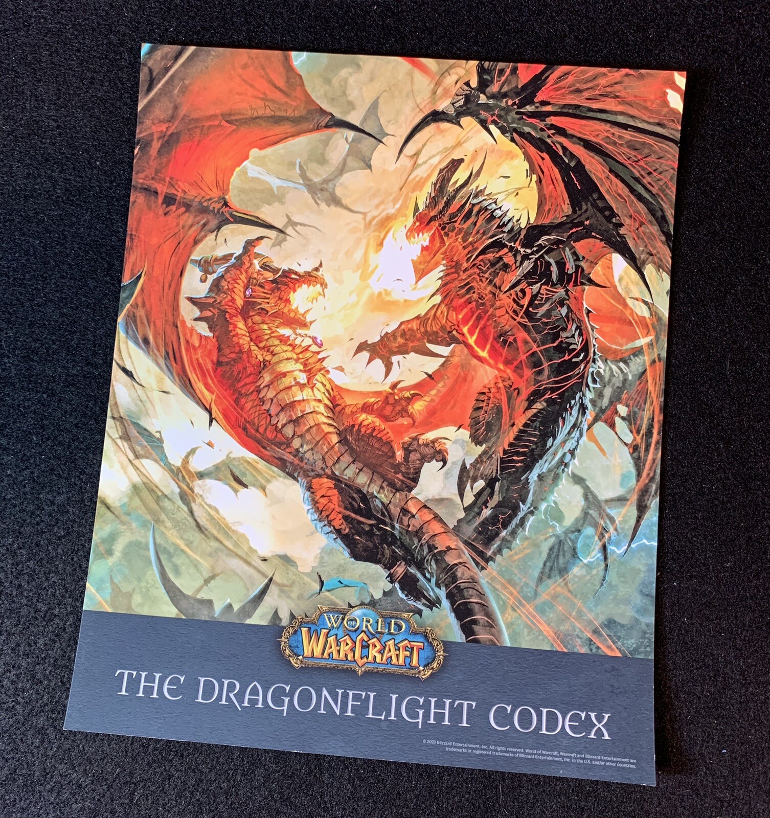 Blizzcon 2023 Exclusive Promo World of Warcraft The Dragonflight Codex ...