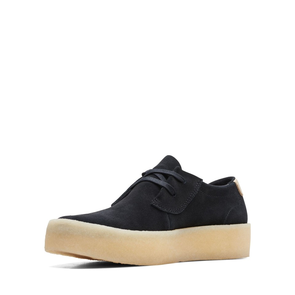 [26172526] MENS CLARKS ASHCOTT CUP - BLACK SUEDE | eBay