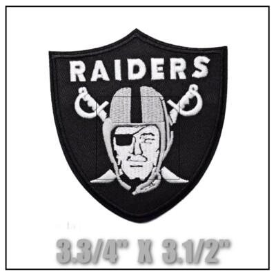 NFL Las Vegas Raiders Embroidered Iron On Patch, Free Shipping | eBay