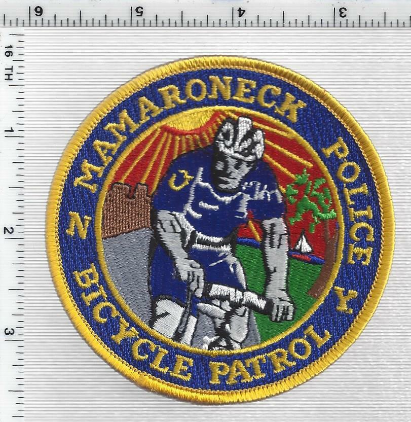 Mamaroneck Police Bicycle Patrol (New York) 2nd Issue Shoulder Patch | eBay