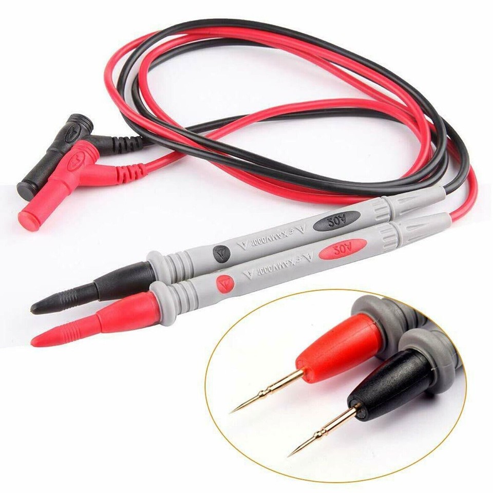 1/2X Multimeter Voltmeter Cable Thin Needle Tester Unique Probe Test ...