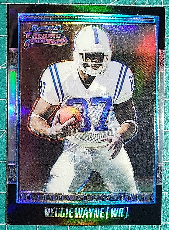 2001 Bowman Chrome Refractor 1887/1999 #189 Reggie Wayne Rookie Card | eBay