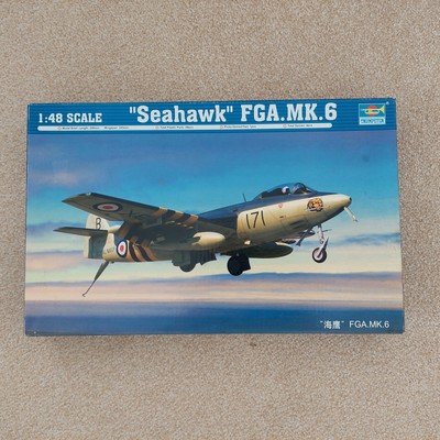 Trumpeter 1/48 SCALE MODEL KIT - Hawker Sea Hawk FGA.Mk.6 | eBay UK