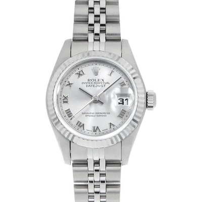 ROLEX Datejust 79174 Silver Rome K Number second hand Women | eBay