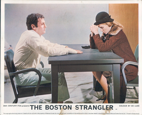 THE BOSTON STRANGLER ORIGINAL LOBBY CARD BRITISH TONY CURTIS SALLY ...
