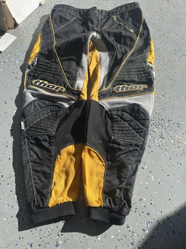 Vintage Thor Core Racing Motocross Pants Brown Black Yellow Size 36 Men ...