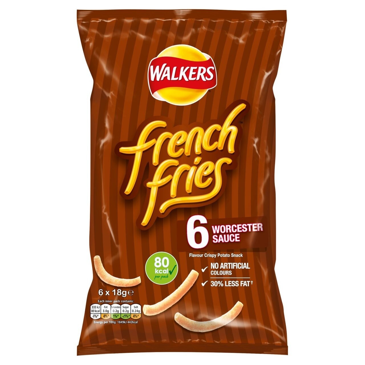 Walkers crisp French Fries Worcester Sauce 6 x 18g - Pack of 2 | eBay