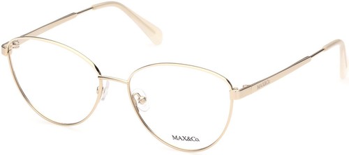Max &Co MO5006 032 Shiny Gold Optical Eyeglasses Plastic Frame 54-15 ...