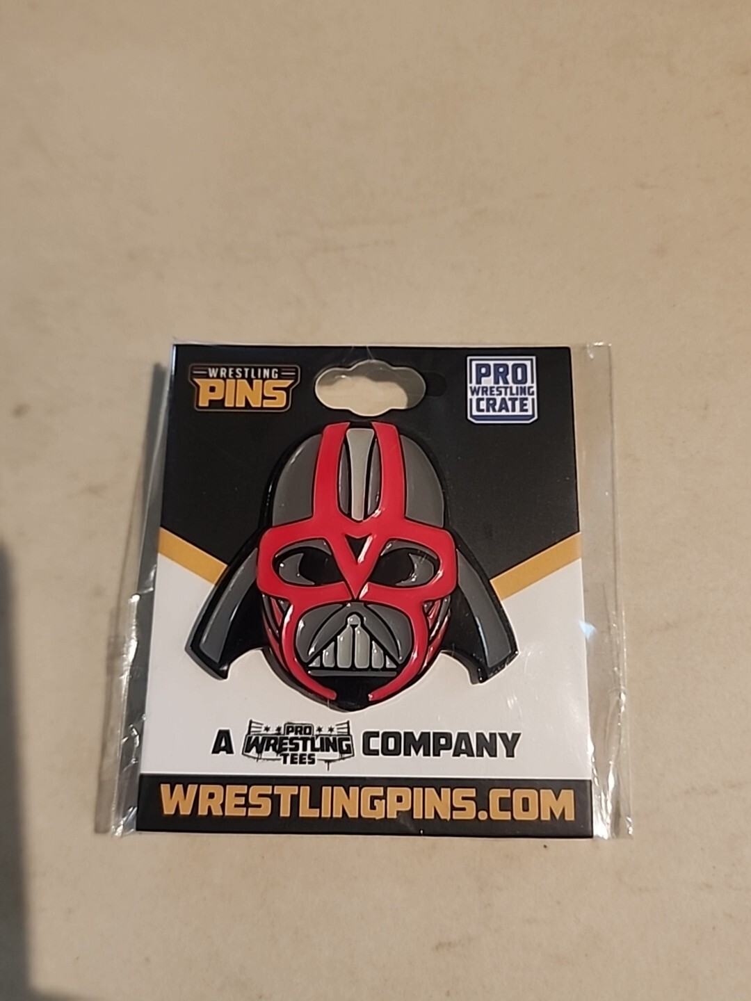 Pro Wrestling Crate Exclusive Enamel Pin WCW WWE ECW AEW Darth Big ...