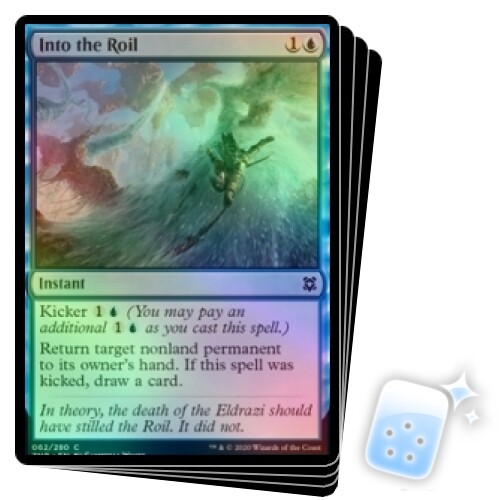 FOIL INTO THE ROIL X4 Zendikar Rising ZNR Magic MTG MINT CARD | eBay