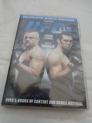ULTIMATE FIGHTING CHAMPIONSHIP UFC 115 LIDDELL VS FRANKLIN DVD 2010 WWE ...