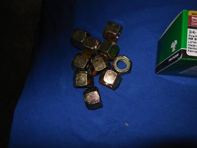 Hillman 3/4”-10 Coarse Thread Stop Nuts Hardened/ Gr. 8. 10pcs #961956 ...