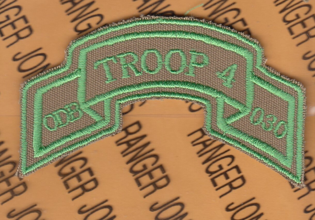 10th Special Forces Group Airborne SFGA ODA Troop 4 ODB 030 scroll ...