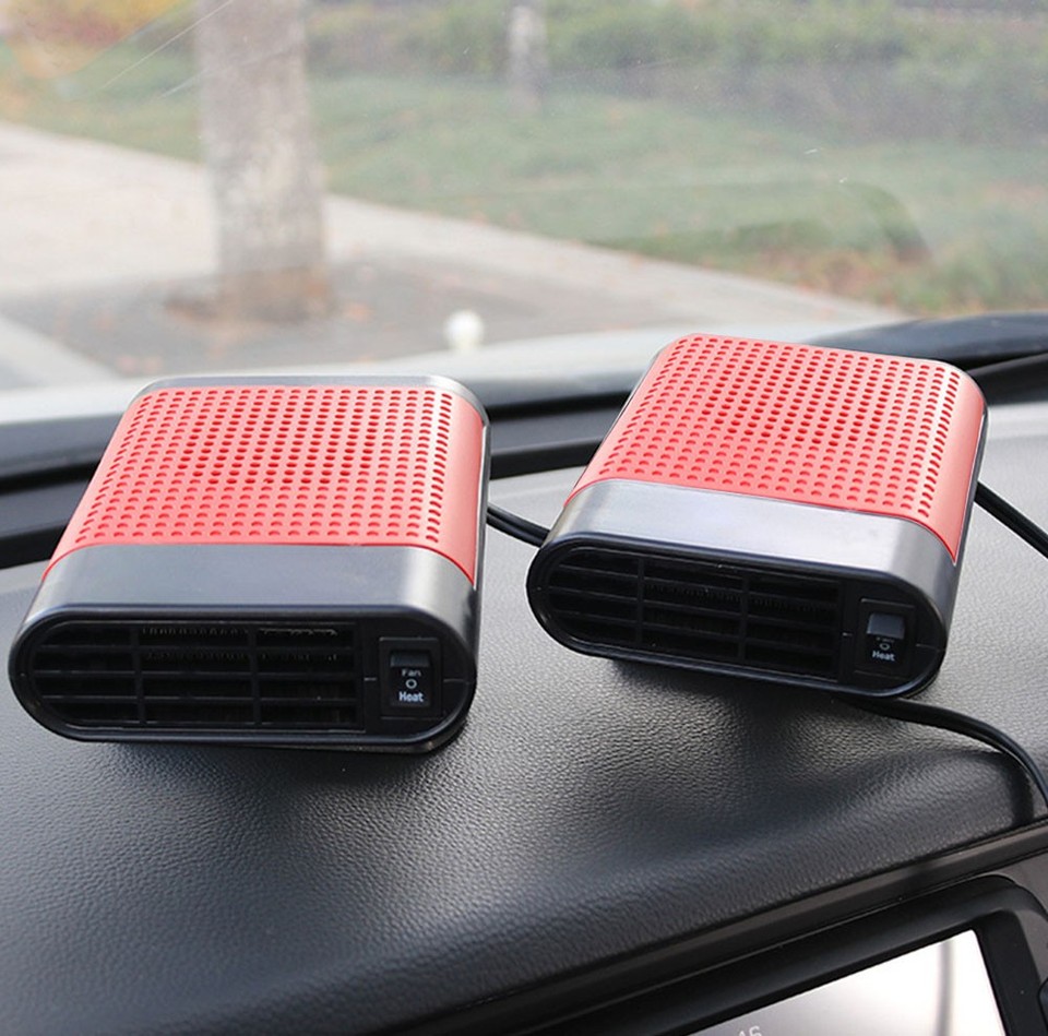 1200W Portable Electric Car Heater 12VDC Heating Fan Defogger Defroster ...