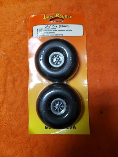 Du-Bro - 3.50" Low Bounce Wheels - New | eBay