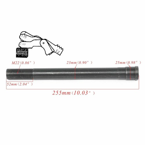 255mm Triple Tree Steering Stem Shaft Center Column Pitpro Dirt Bike ...