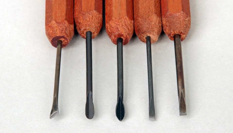 Dockyard Micro Tools 2.0mm Standard Set (5 Pieces) Wood Carving ...