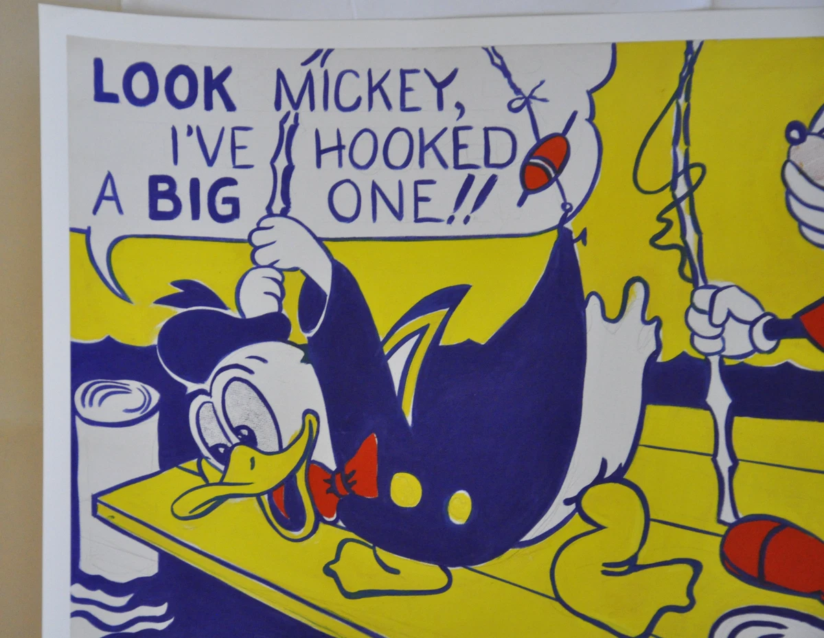 Roy Lichtenstein Mickey Mouse And Donald Duck