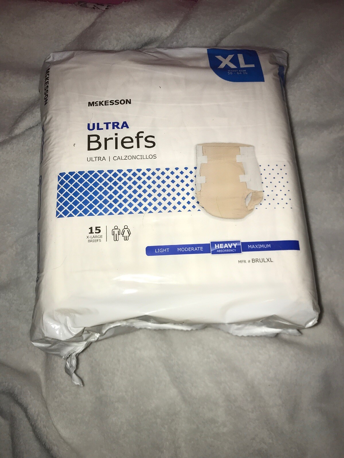 McKesson Ultra Briefs, Heavy Absorbency, X-Large,15 Per Pack. | eBay