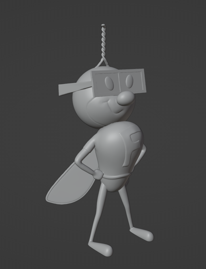 Fearless Fly Figure 3D Printed 1:24 scale Cartoon | eBay