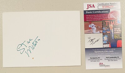 Steve Martin Signed Autographed 4x6 Card JSA Certified Three Amigos The ...